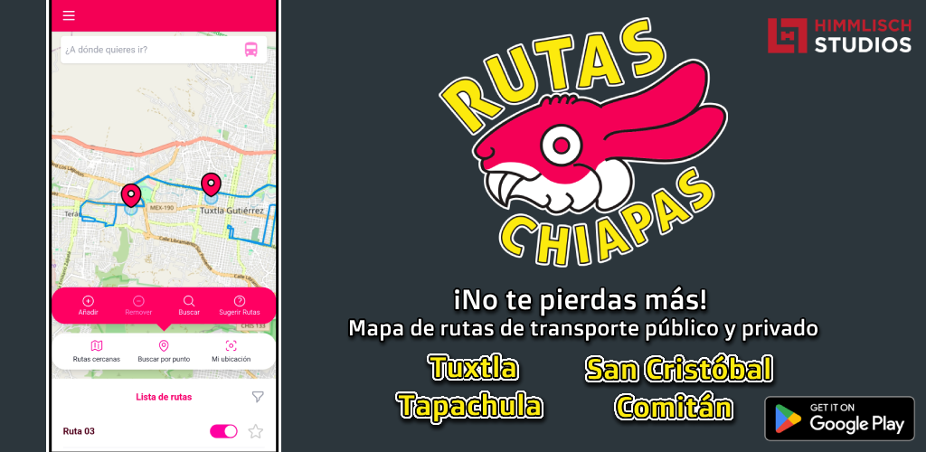 Rutas Chiapas: Tuxtla, Tapachula, San Cristóbal y más